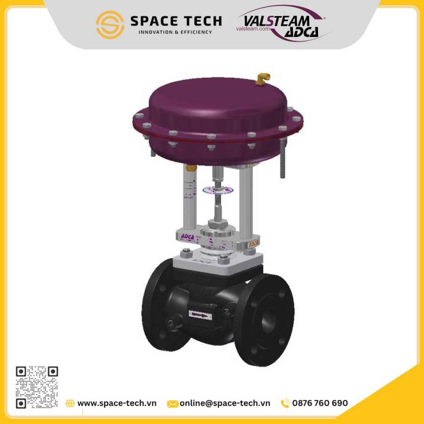 Valsteam ADCA - Van điều khiển 2 ngã PV25G - SPACE TECH