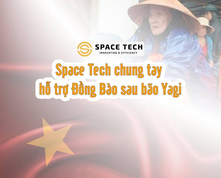 SPACE TECH chung tay hỗ trợ Đồng Bào miền Bắc khắc phục sau bão Yagi. - SPACE TECH