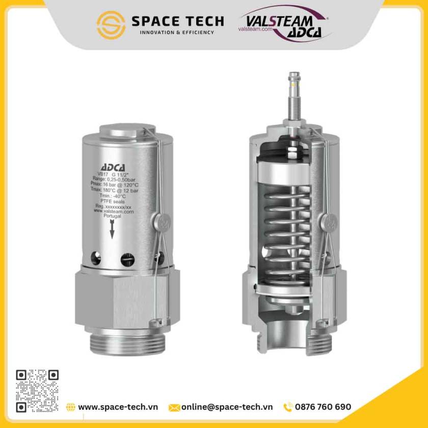 Valsteam ADCA - Van phá chân không VB17 - Space Tech phân phối chính ...